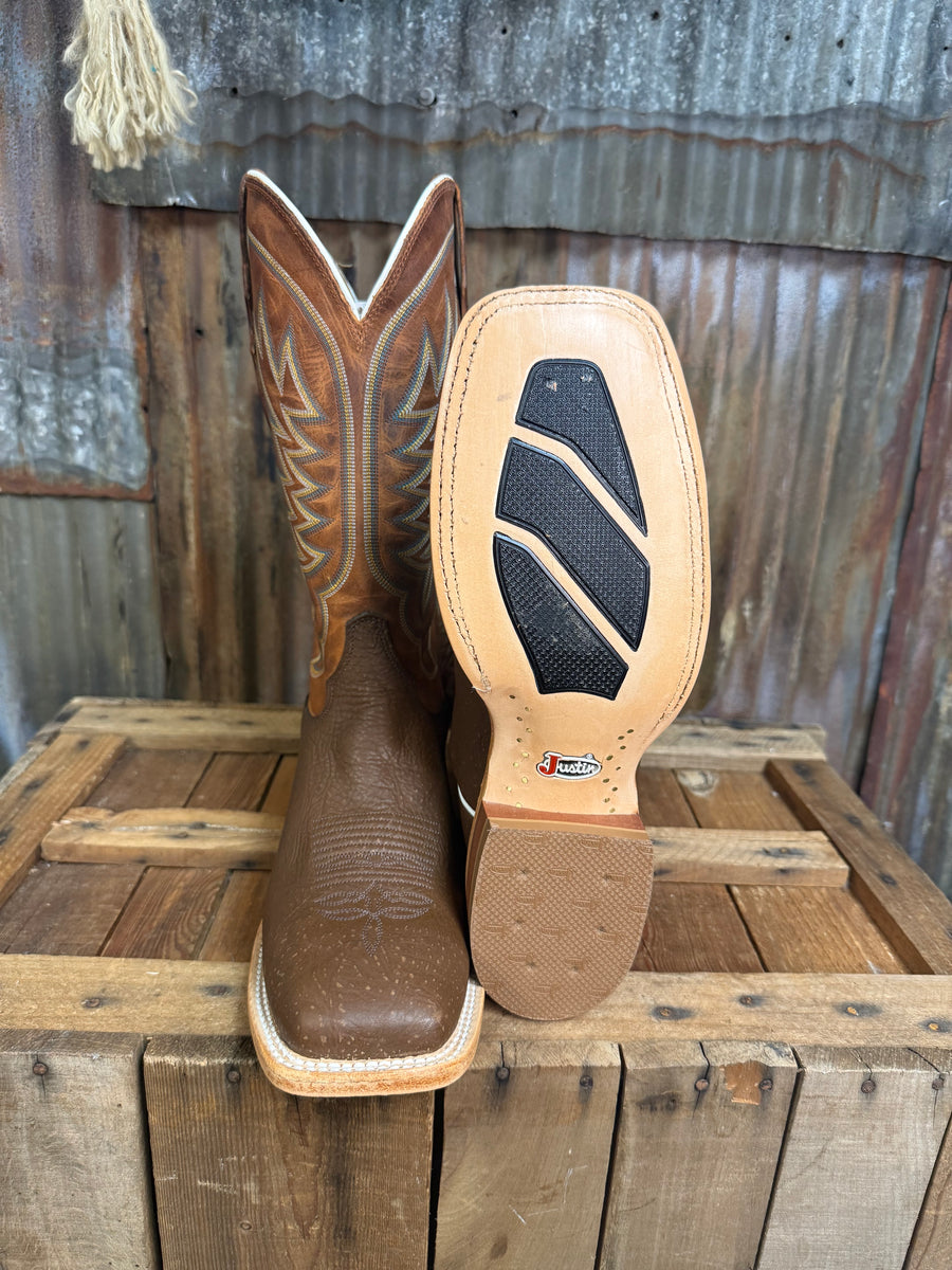 Men's Justin Cowman Tan Western Boot – Gilleys Western*Work*Outdoor